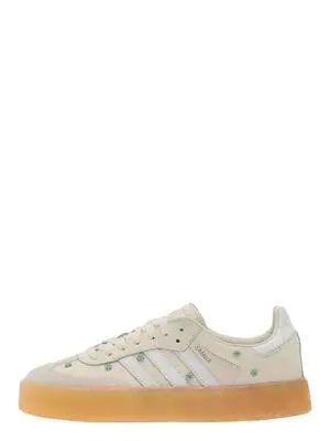 Adidas Sambae Floral-embellished Sneakers - Neutrals