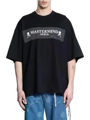 MASTERMIND WORLD Graphic-print Cotton T-shirt - Black