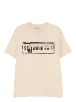 KENZO Train-print T-shirt