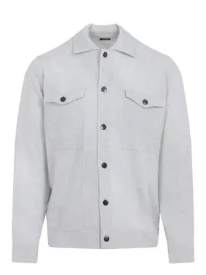 Kiton Button-fastening Flap-pocket Shirt Jacket - Grey
