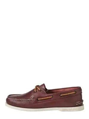 Sperry Leather Boat Shoes - Red
