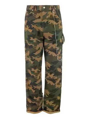 DARKPARK Camouflage-pattern Trousers - Brown