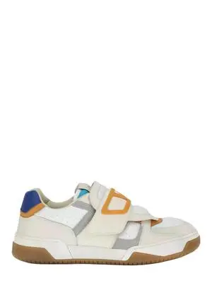 Valentino Garavani Joie De Jouer Leather Sneakers - Neutrals