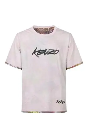 Kenzo X Futura Logo-print T-shirt - Pink