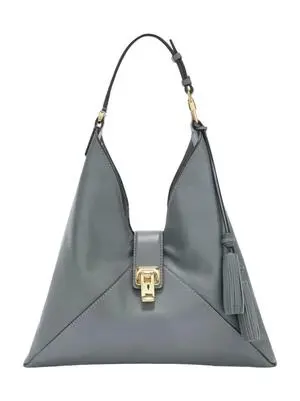 Ermanno Scervino Dudu Leather Shoulder Bag - Grey