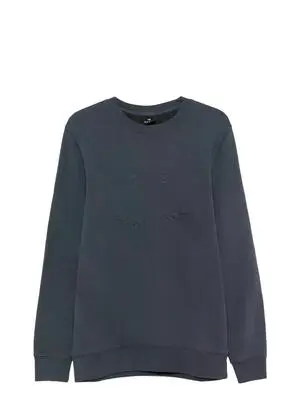 Paul Smith Embossed Crewneck Sweatshirt - Blue