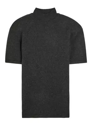 Jacquemus Wool And Cashmere-blend Top - Grey