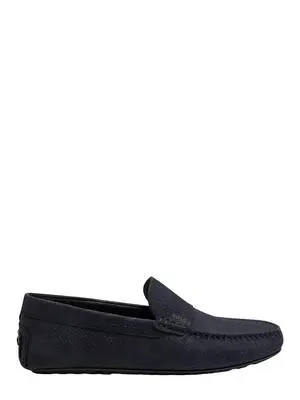 HUGO BOSS Pebbled Nubuck Loafers