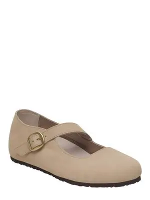 BIRKENSTOCK Tracy Nubuk Leather Mary Jane Sand