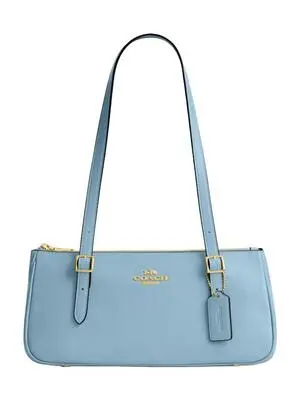COACH COACH® Asher Shoulder Bag Glazed Leather/im/powder Blue