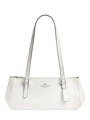 COACH COACH® Asher Shoulder Bag Glazed Leather/silver/chalk
