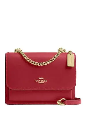 COACH Klare Crossbody Bag Calf Leather/gold/true Red