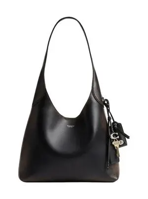 COACH® Brooklyn Shoulder Bag 28 - Glovetanned Leather/silver/black Brown