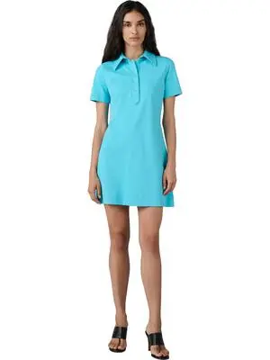 Diane Von Furstenberg Rachel Mini Dress - Turquoise