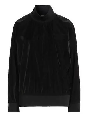 Giorgio Armani Solid Windbreaker Jacket - Black