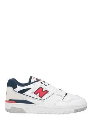 NEW BALANCE Leather And Textile Sneakers - White
