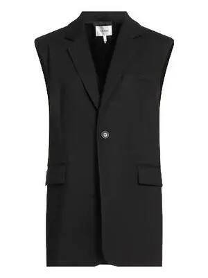 FRAME Single-breasted Sleeveless Blazer - Black