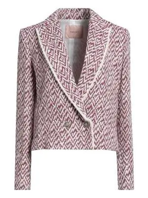 TWINSET Tweed Blazer - Red