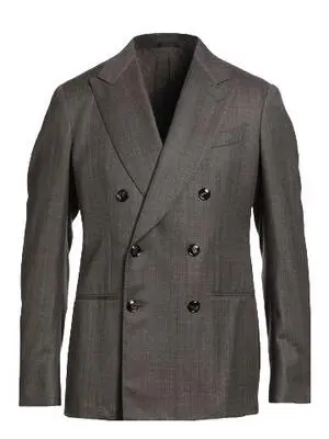 Giorgio Armani Virgin Wool Blazer - Grey