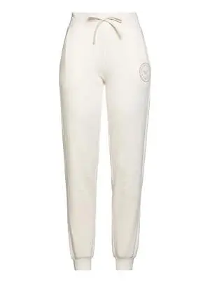 Emporio Armani Cotton Blend Track Pants - White