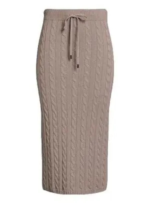 Peserico Midi Pencil Skirt Beige