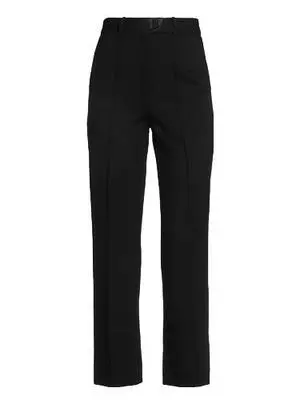 Sandro Tapered High-waisted Pants - Black