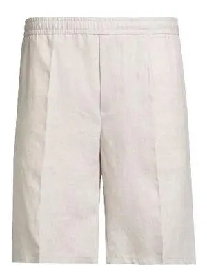 LIU •JO MAN Linen Bermuda Shorts - Beige
