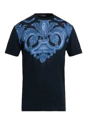 Versace T-shirt Midnight Size Cotton - Blue