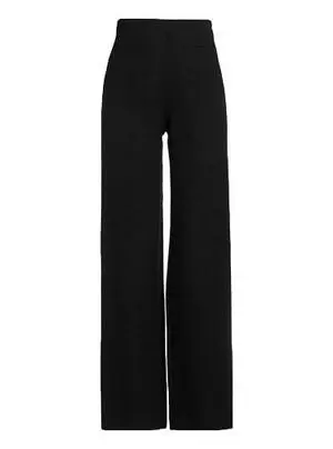 Sandro Wide-leg Tweed Pants - Black