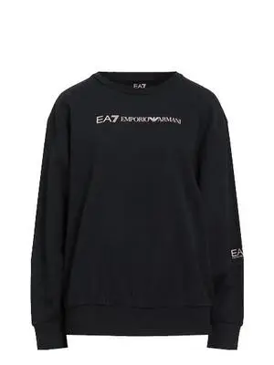 EA7 Cotton-blend Sweatshirt - Black