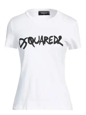 Dsquared2 Logo-print Cotton T-shirt - White