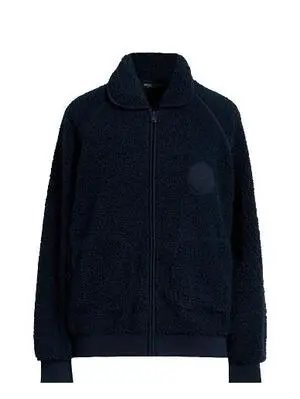 Emporio Armani Sherpa Fleece Sweatshirt - Navy