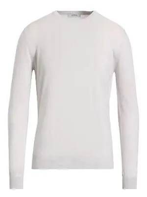 Alpha Studio Crewneck Wool-cashmere Blend Sweater - Off White