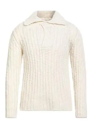 Sandro Wool Knit Sweater - White