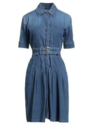 LIU •JO Mini Shirt Dress - Blue