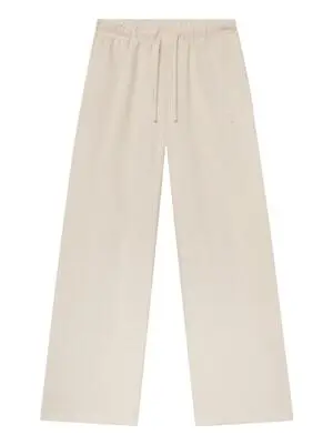 Eterne Drawstring Wide-leg Sweatpants - Bone