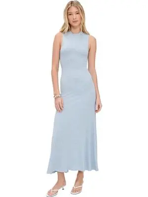 LE BOP Sleeveless Maxi Dress - Chambray Blue