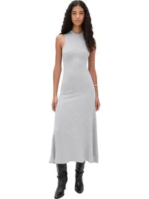 LE BOP Sleeveless Maxi Dress - Heather Grey