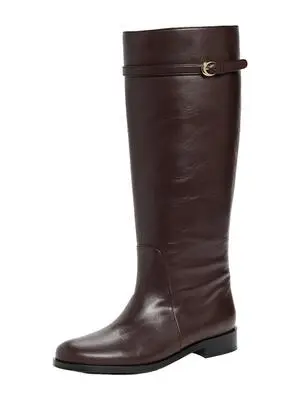 Staud Harlow Riding Boots - Espresso