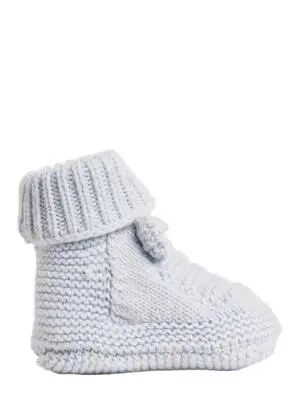 TARTINE ET CHOCOLAT Knitted Booties - Blue