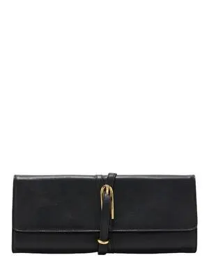 LIFFNER Little Lady Belted Leather Clutch