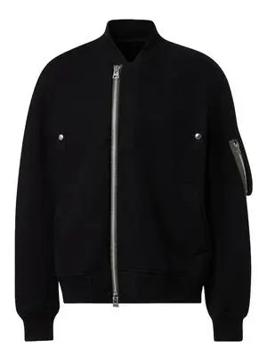 Sacai Cotton-blend Bomber Jacket - Black