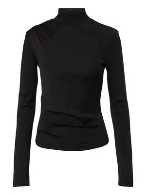 Max Mara Wool Turtleneck Sweater - Black