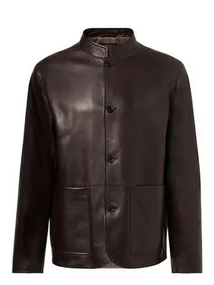 Dunhill Leather Jacket - Brown
