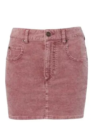 MARANT ETOILE Olinda Cotton Corduroy Miniskirt - Pink