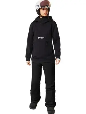 Oakley Tnp Nose Grab Softshell Hoodie - Black,white