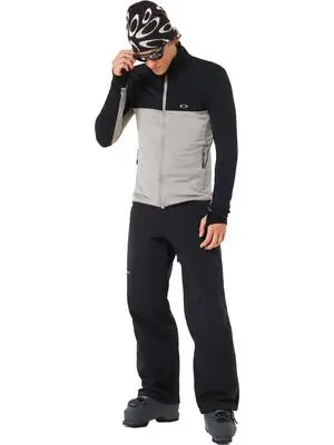 Oakley Full Zip Grid Sweatshirt - Cement