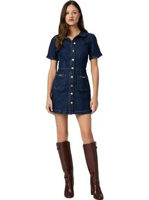Paige Clementine Mini Dress - Denim