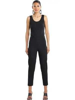 Natori Compact Knit Ankle Pants - Black