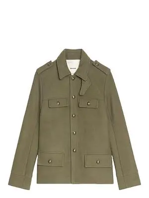 Zadig&Voltaire Wool-blend Four-pocket Jacket - Leaves